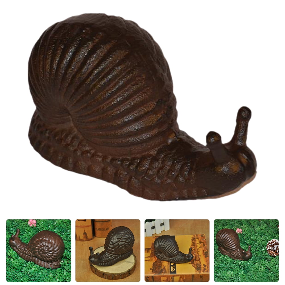 Snail Cast Iron Garden Snail Decor Snail Figurine Garden Statue Animal ...