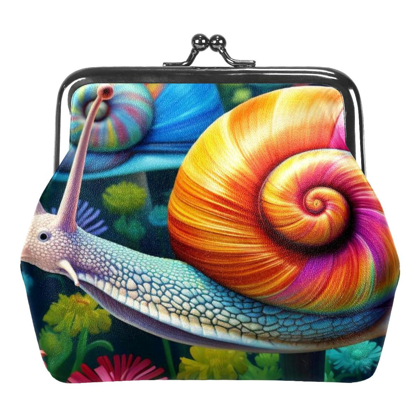 Snail Coin Purse, Kiss Lock Coin Purse, Large Capacity Coin Pouch ...