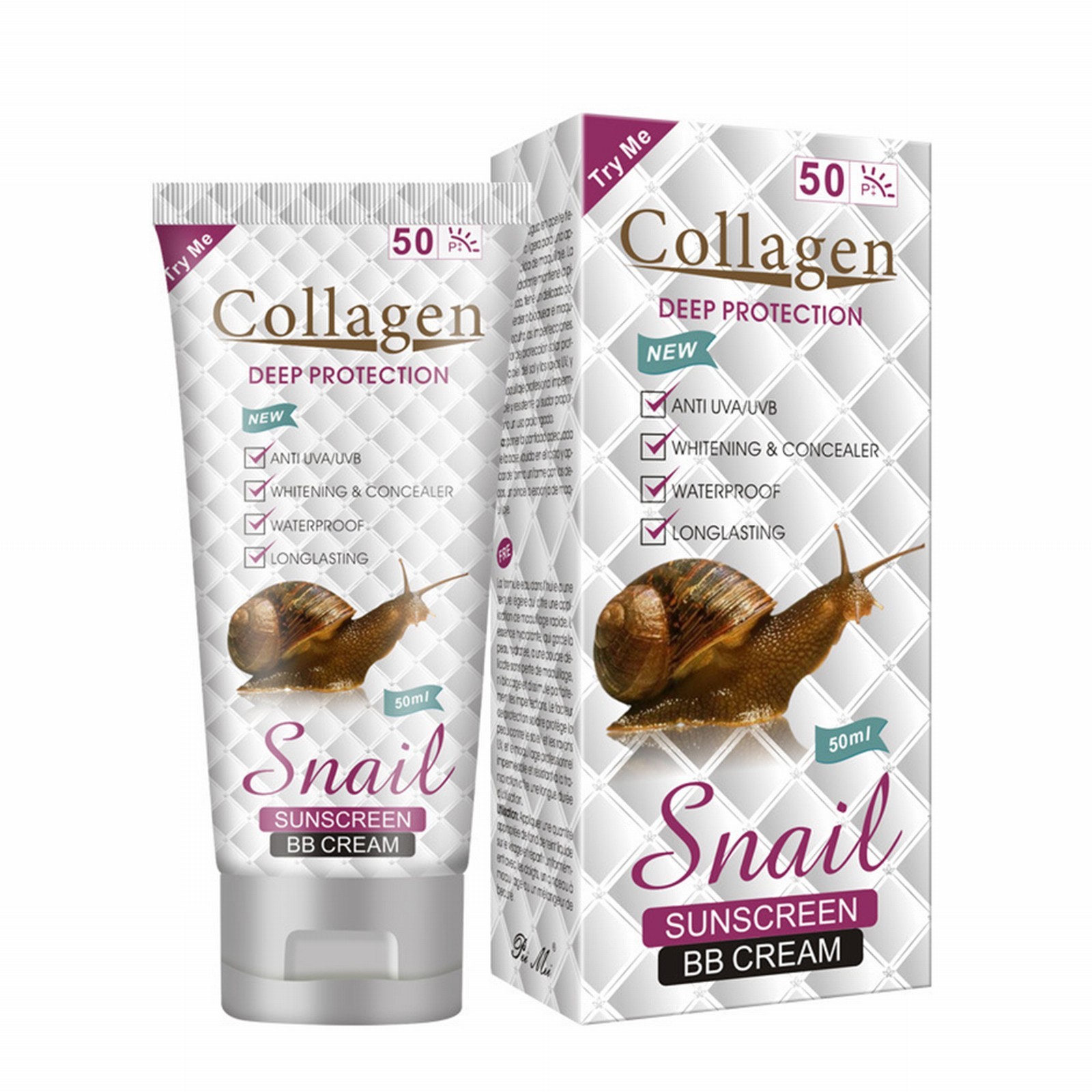 Snail Collagen Beauty Balm Mushroom Head AirCushion Foundation ...