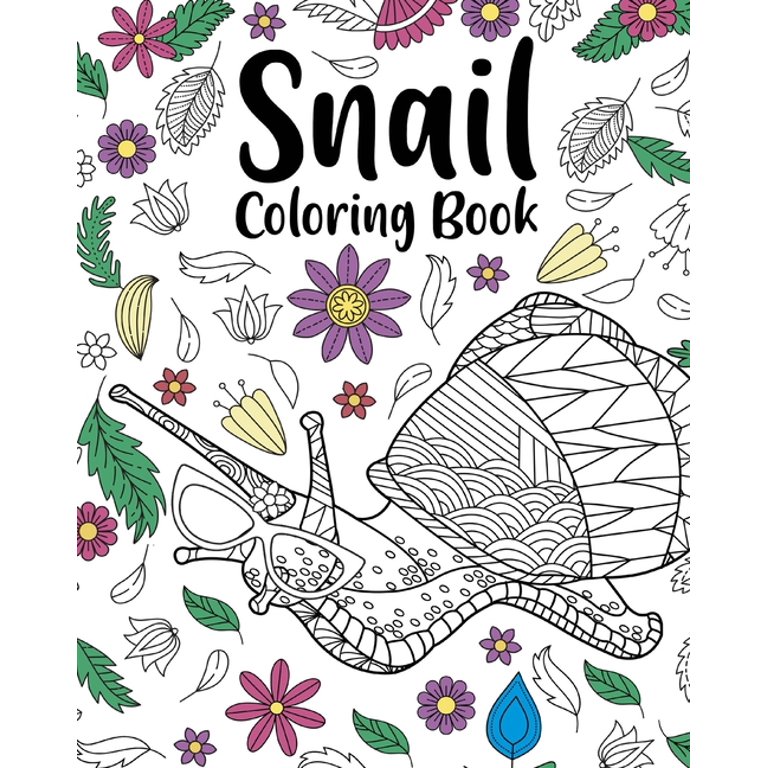 snail coloring book