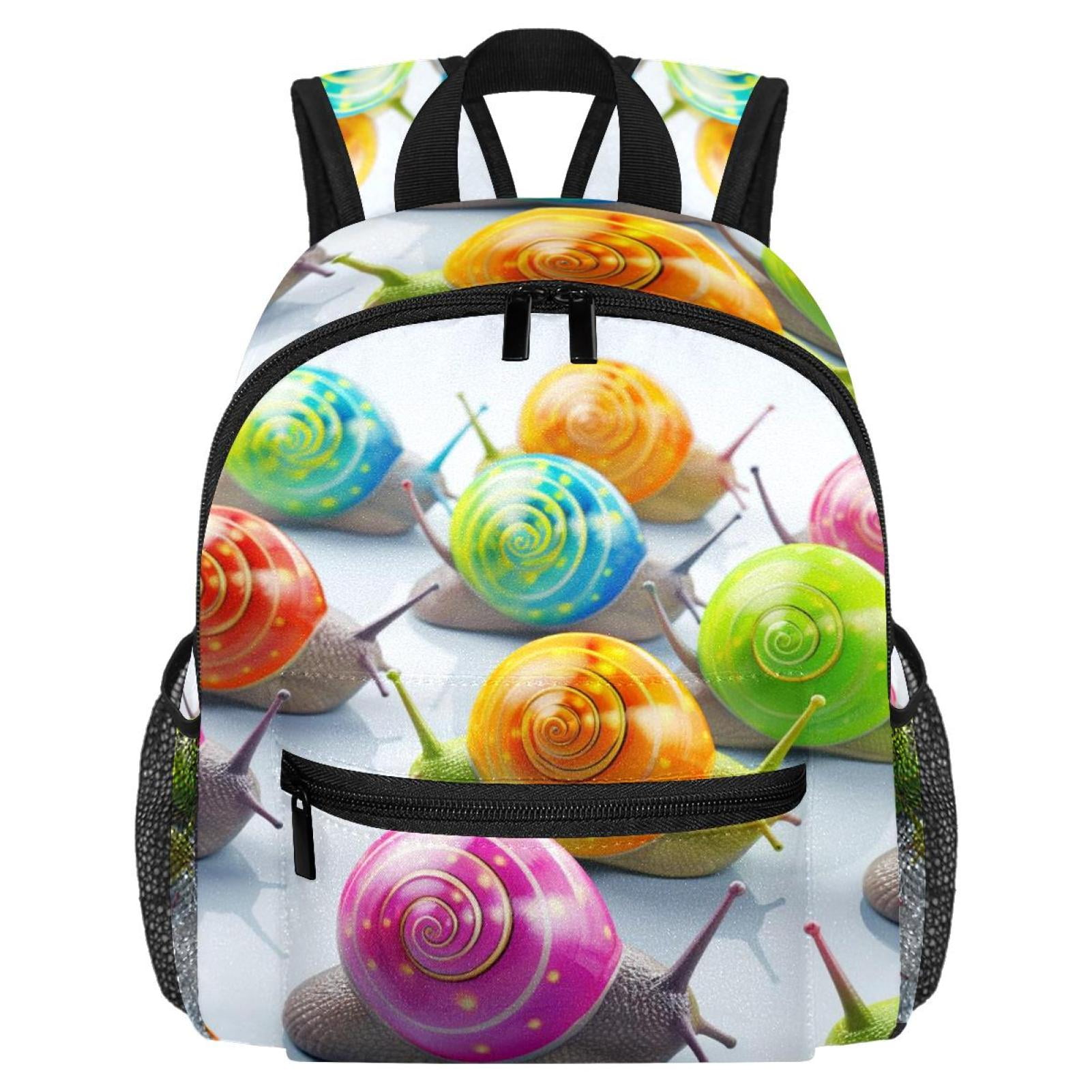 Snail Cute Adjustable Shoulder Strap Backpack with Large Capacity ...