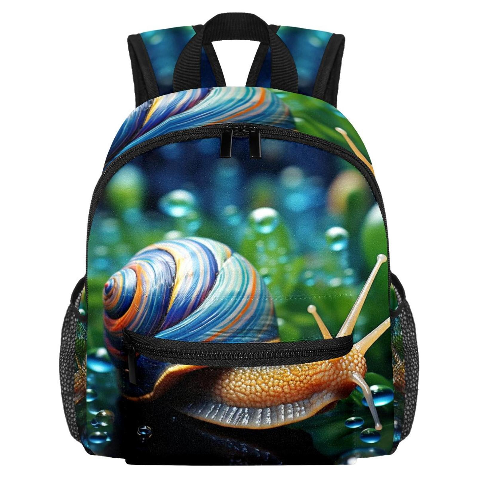 Snail Cute Adjustable Shoulder Strap Backpack with Large Capacity ...