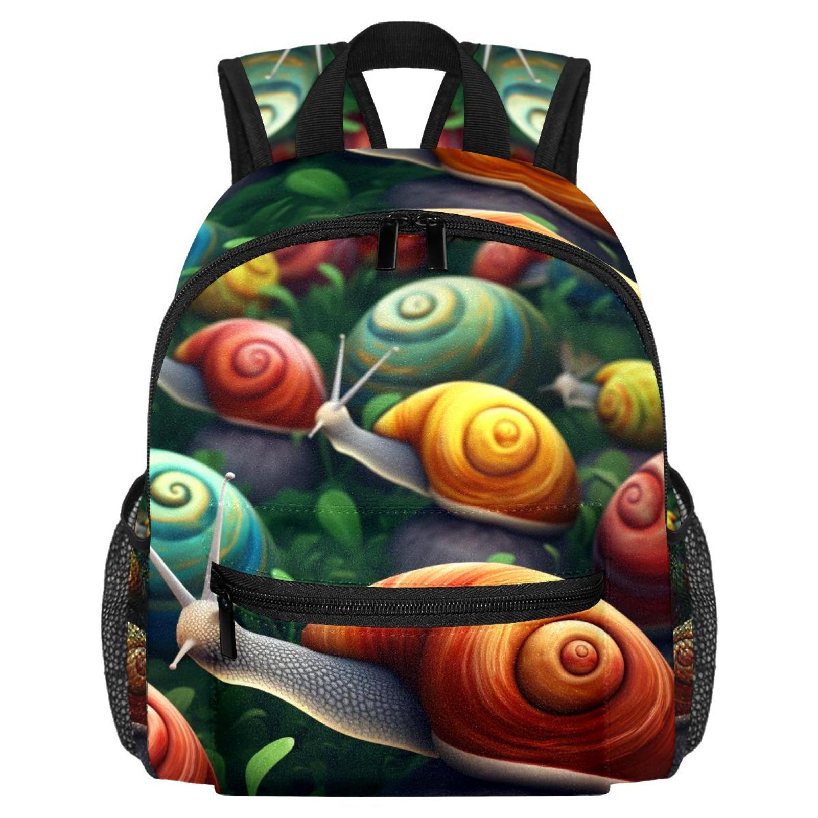 Snail Diaper Backpack with Adjustable Shoulder Strap, Large Capacity ...