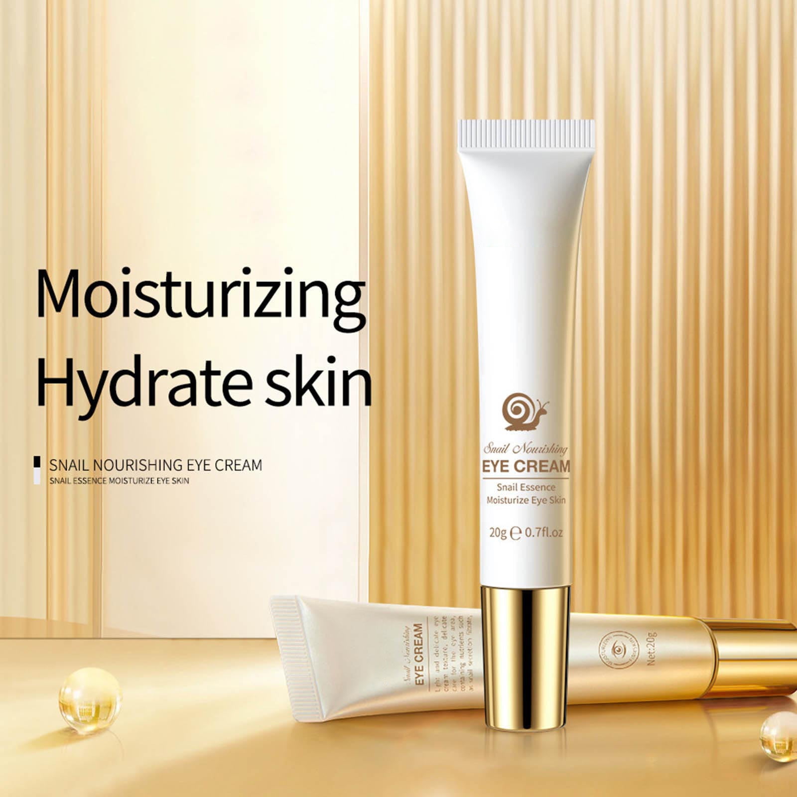 Snail Eye Cream Dark Circle And Eye Bag care routine Smooths Fine Lines ...