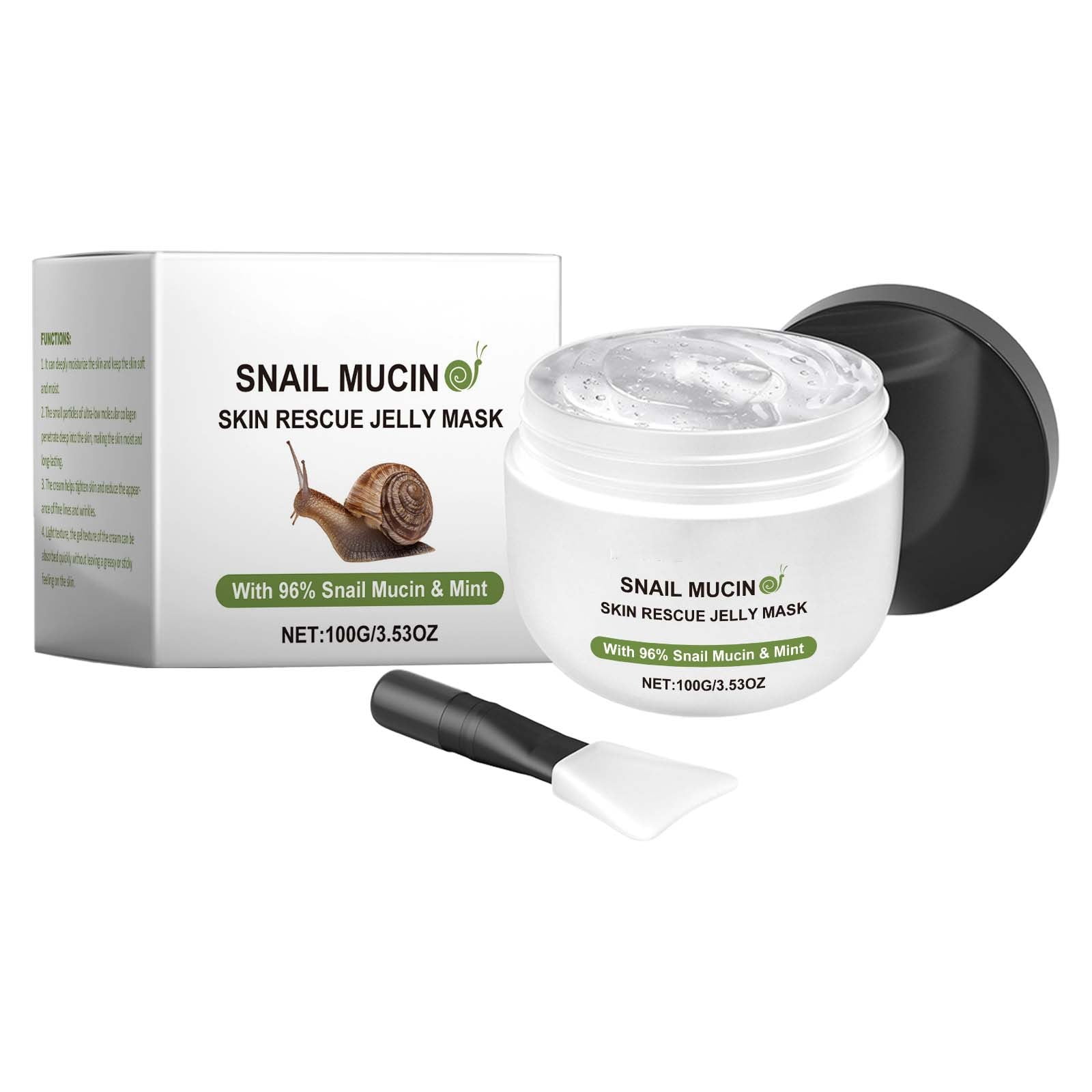 Snail Jelly Face Mask 100g - Calming and Moisturizing Skin Repair Mask ...