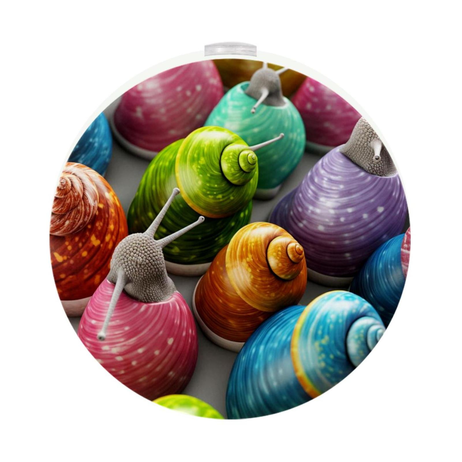 Snail LED Round Night Light-2PCS: Compact and Energy-Efficient Lighting ...