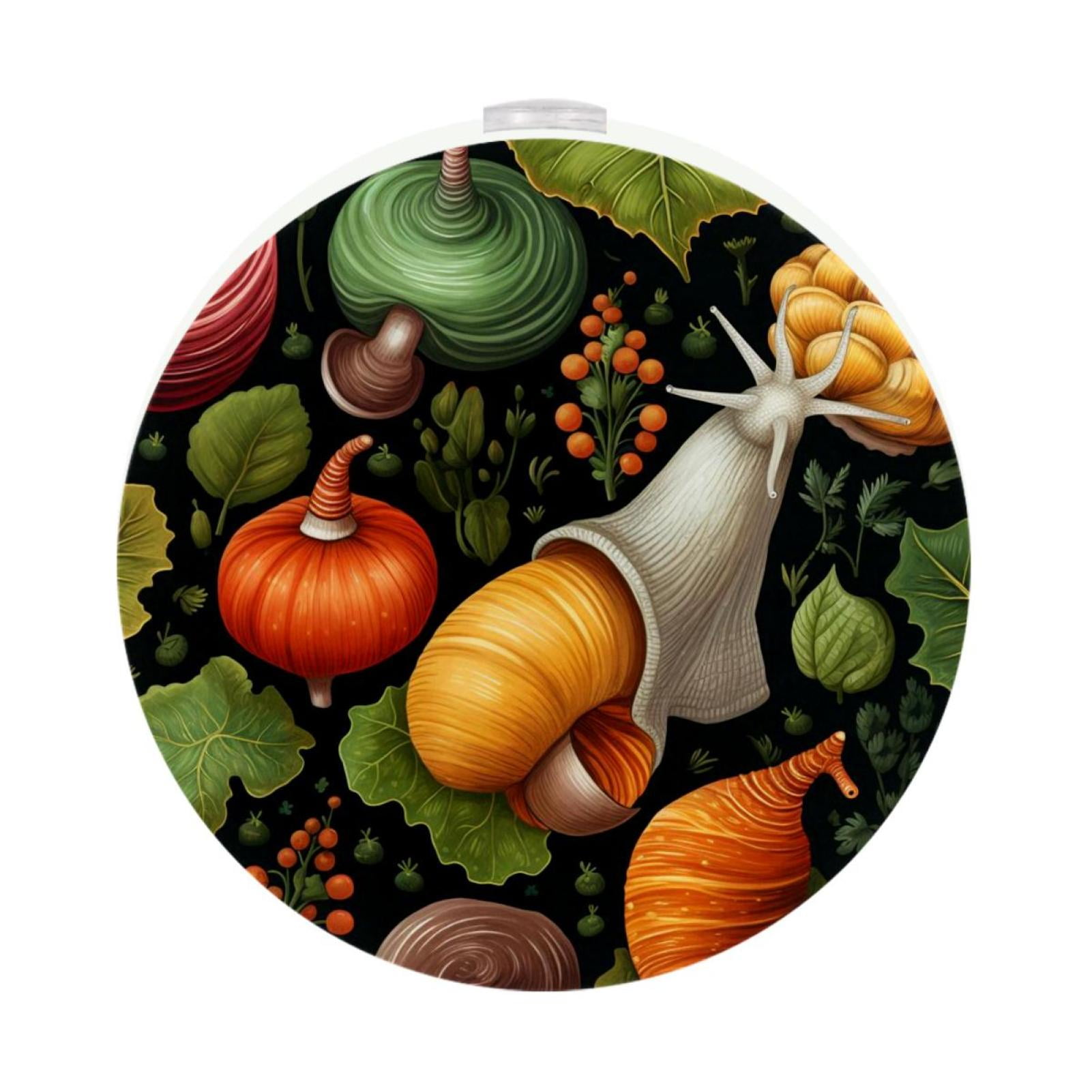 Snail LED Round Night Light-2PCS Ultra Bright Candle Battery Powered ...