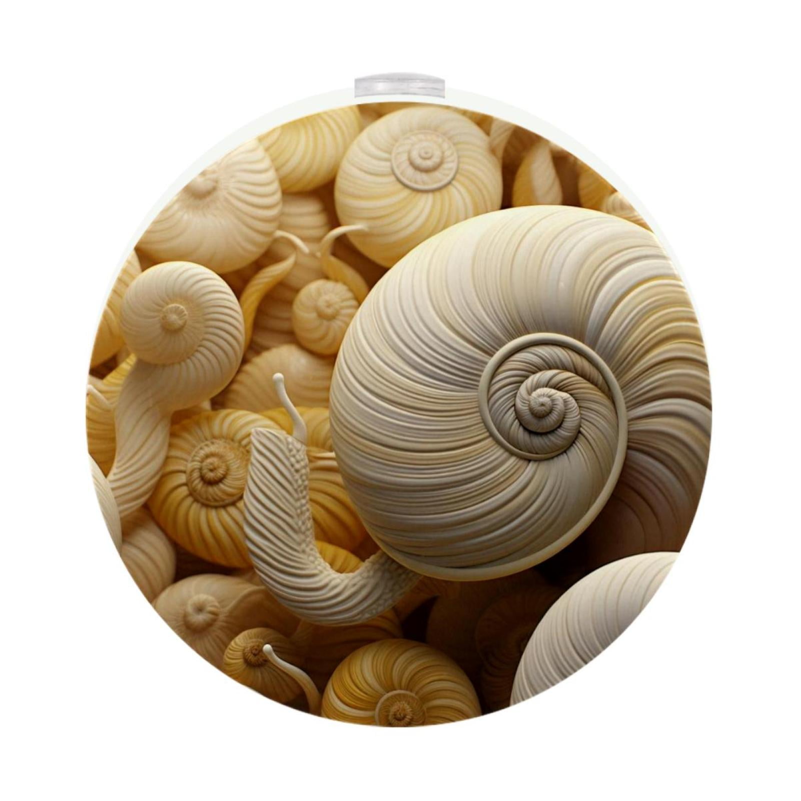 Snail LED Round Night Light-2pcs: Energy-efficient, Environmentally ...