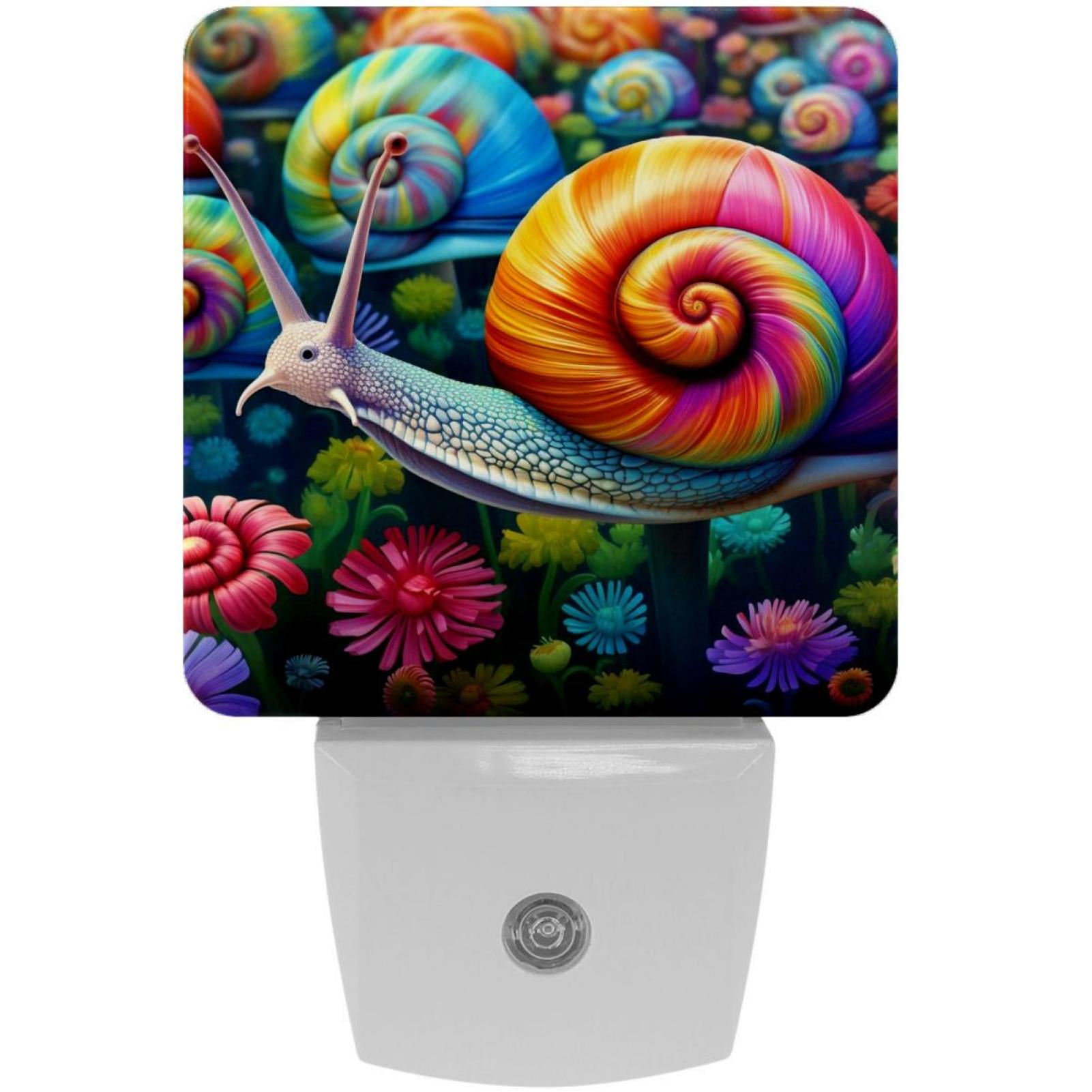 Snail LED Square Night Lights - Bedside Lighting Solution for a Soothing Ambience in Any Room ...