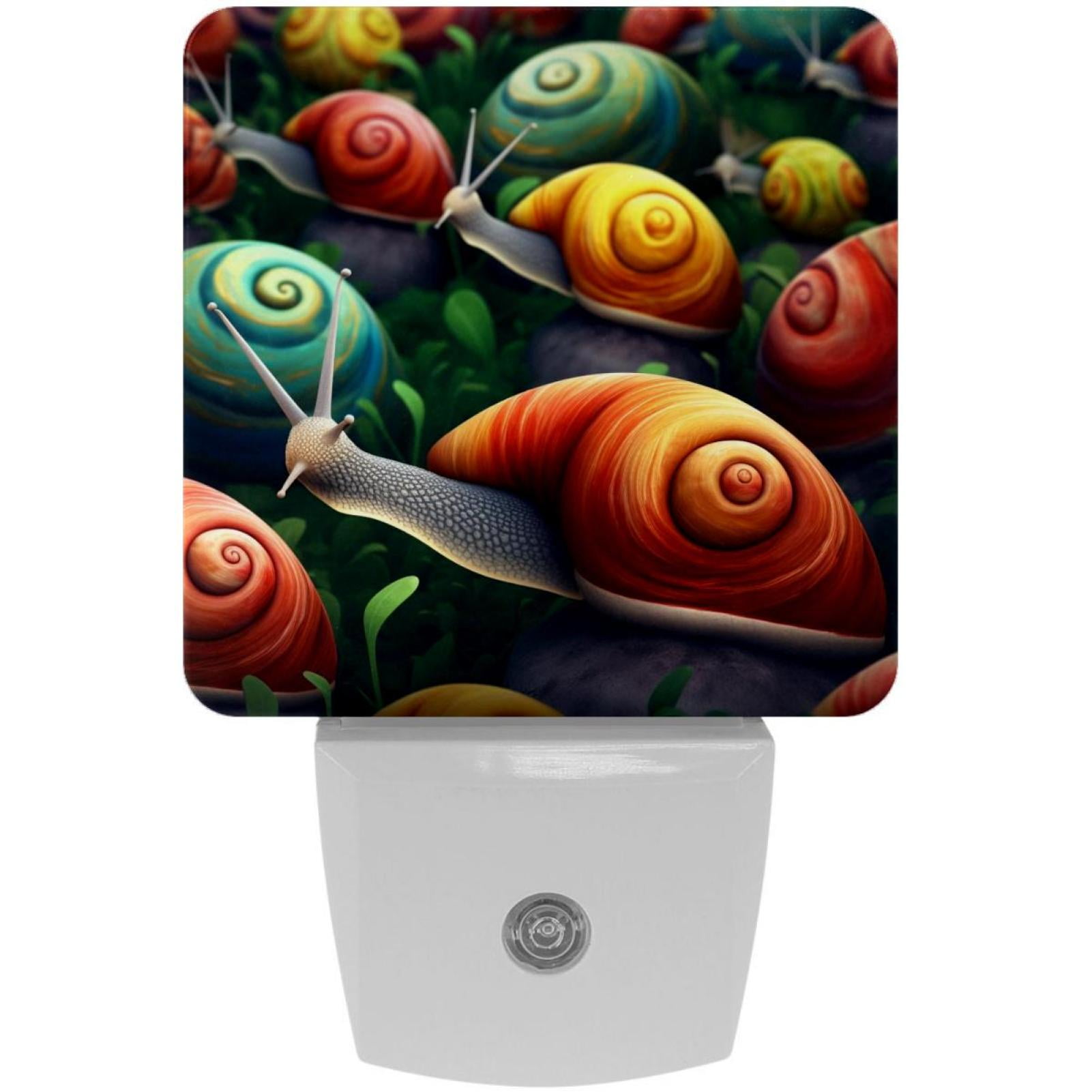 Snail LED Square Night Lights - Bright and Compact Bedroom or Bathroom ...