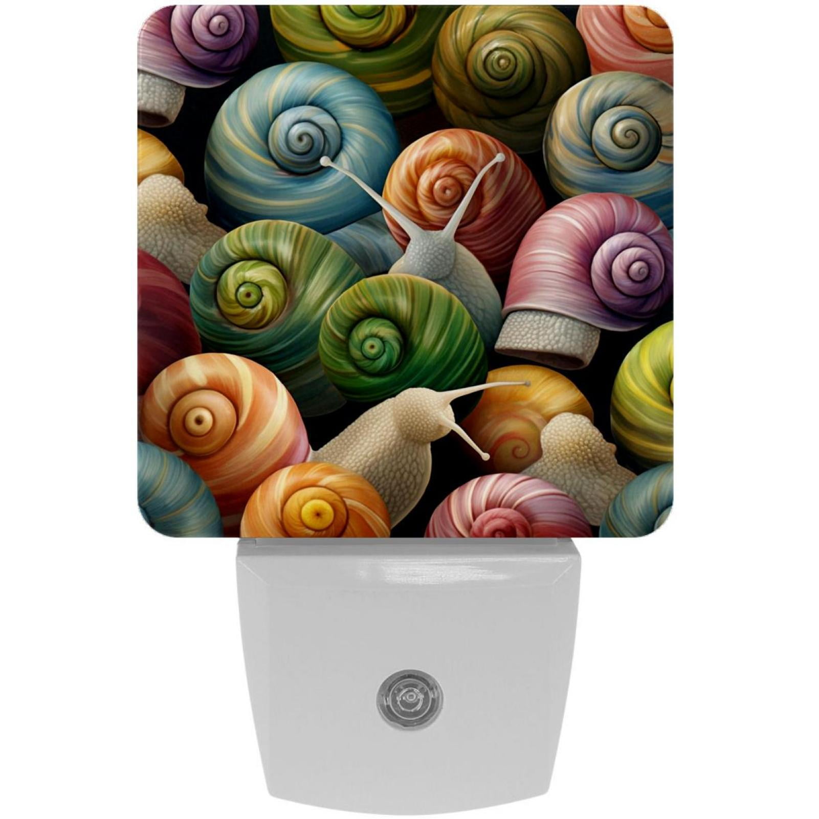 Snail LED Square Night Lights - Energy Efficient and Stylish Bedroom ...