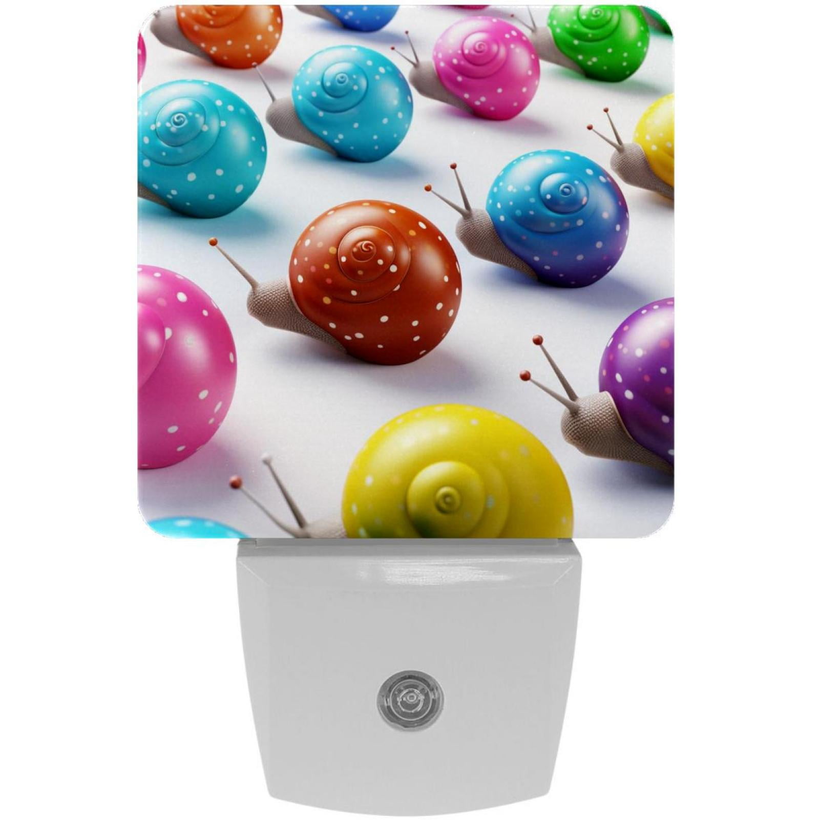 Snail LED Square Night Lights - Energy Efficient and Stylish Bedroom ...