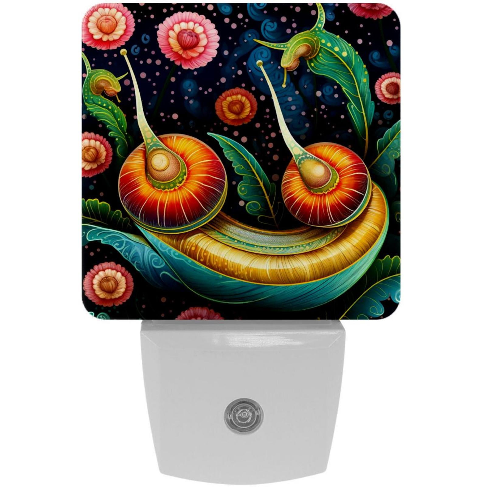Snail LED Square Night Lights - Energy Efficient and Stylish Decor for ...