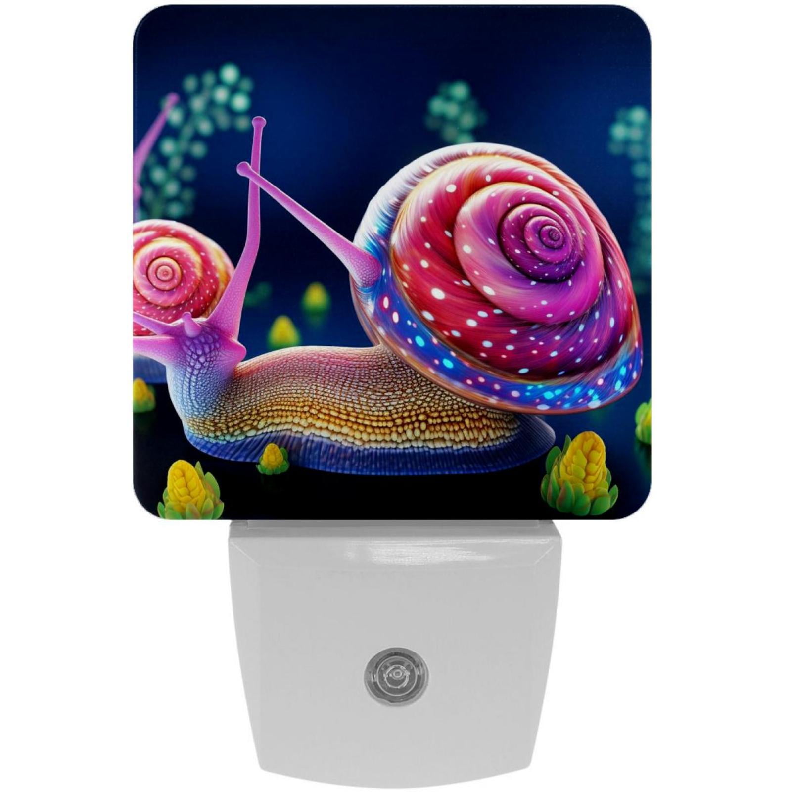 Snail LED Square Night Lights - Modern Design, Energy Efficient Indoor ...