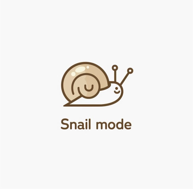 Snail Mode Cute Car Sticker. Funny Kawaii Slow Ride Vinyl Decal for Car ...
