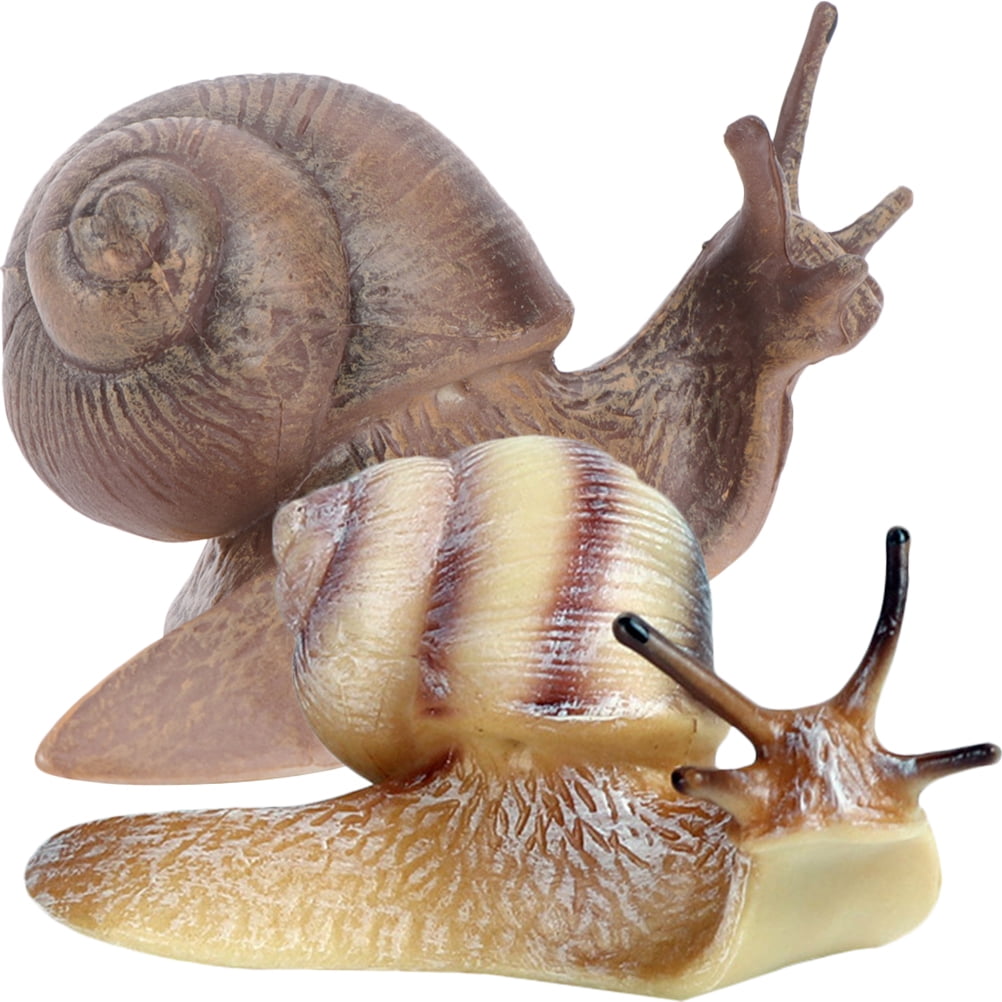 Snail Model Lifelike Statue Figurine Cognitive Miniature Toys Animal ...