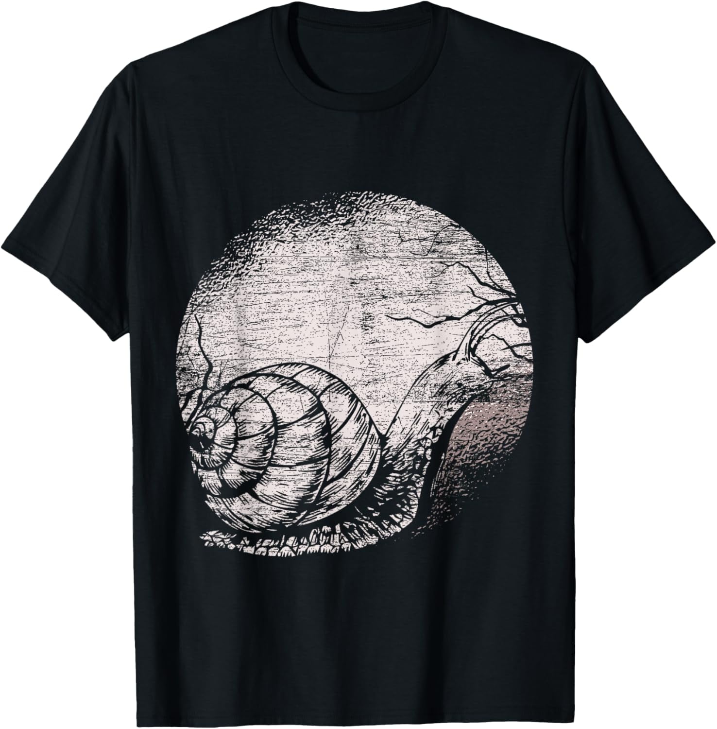 Snail Moon Nature Gift Idea Snail T-Shirt - Walmart.com