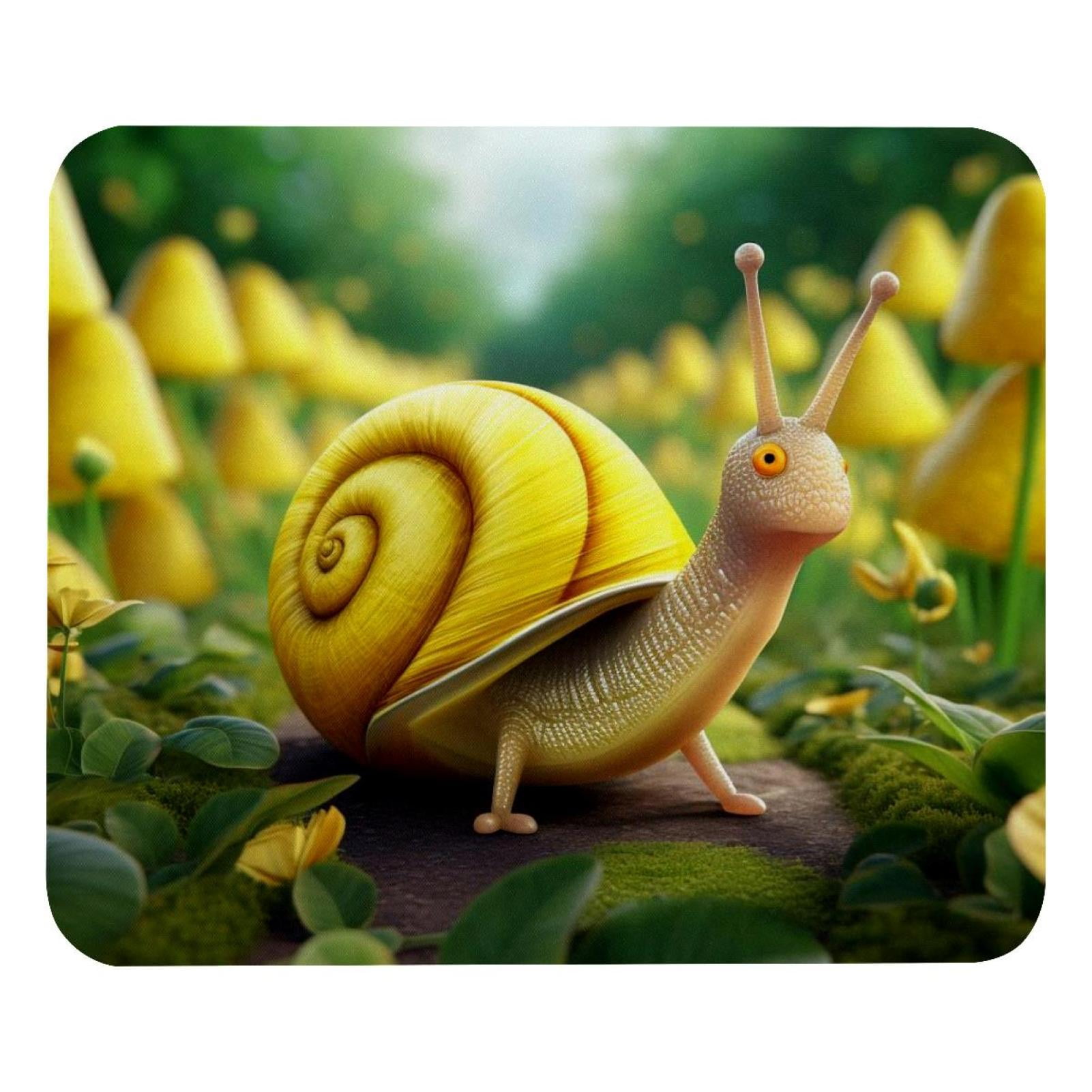 Snail Mouse Pad, Personality Design Rubber Base for Office Decor for ...