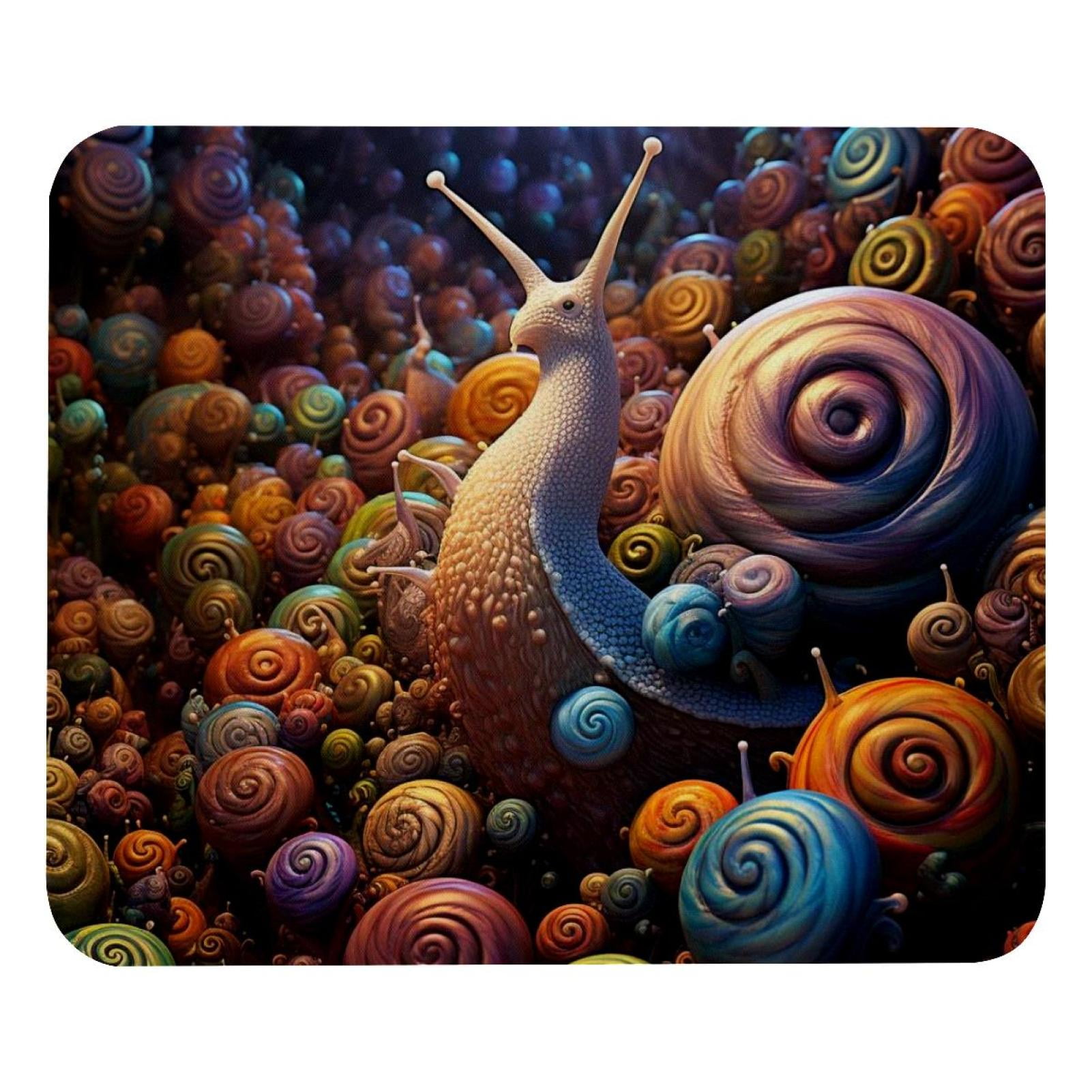 Snail Mouse Pad, Personality Design Rubber Base for Office Decor for ...