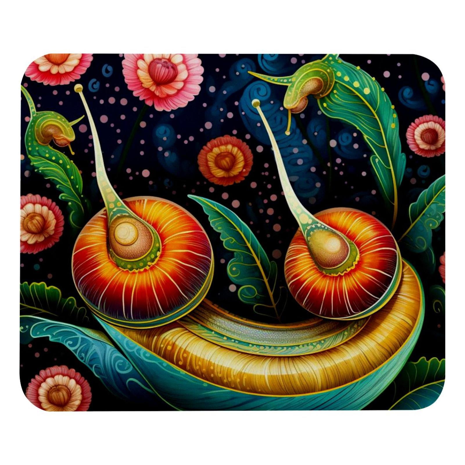 Snail Mouse Pad, Personality Design Rubber Base for Office Decor for ...