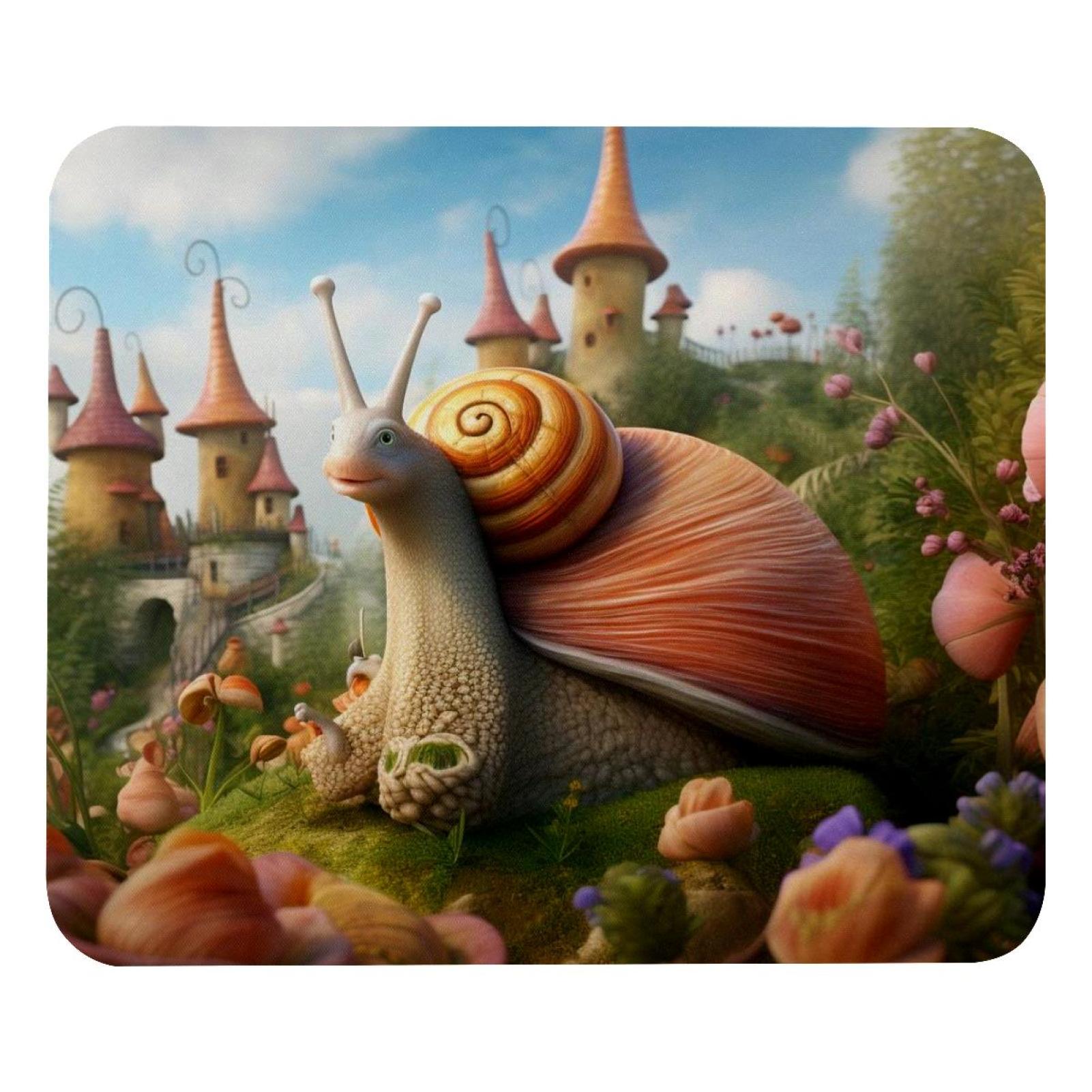 Snail Mouse Pad, Personality Design Rubber Base for Office Decor for ...