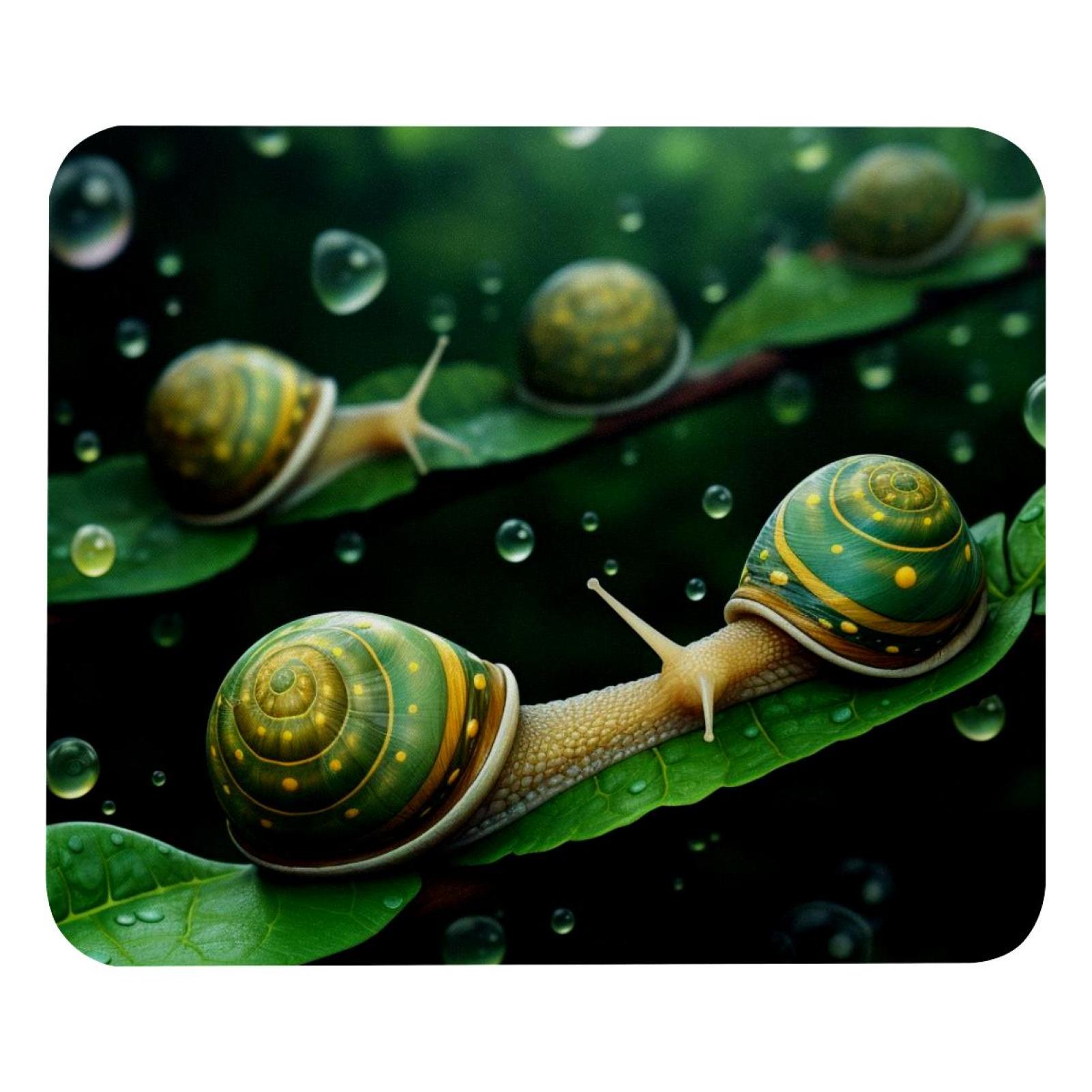 Snail Mouse Pad , Soft Cute Computer Mouse Mat with Rubber Base, Easy ...