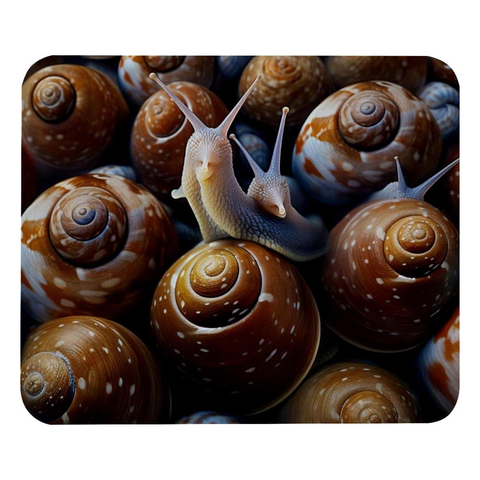 Snail Mouse Pad for Laptop Wireless Mouse Home Office Travel, Portable ...