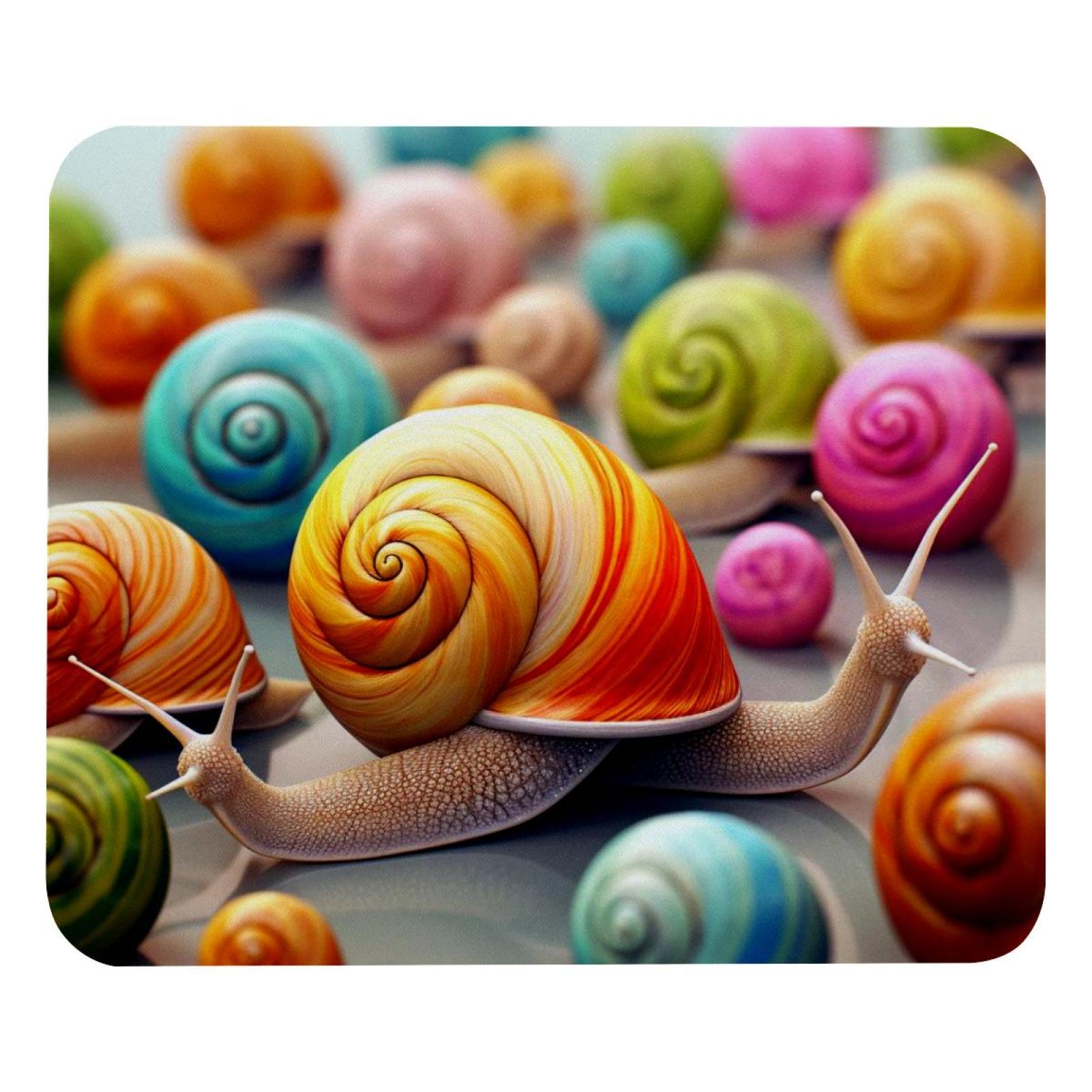 Snail Mouse Pad for Laptop Wireless Mouse Home Office Travel, Portable ...