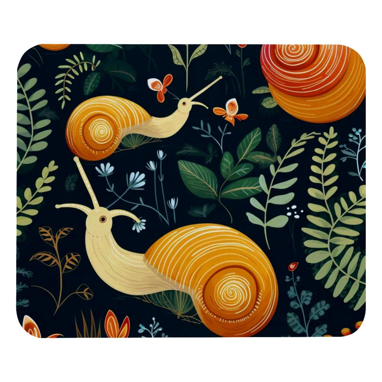 Snail Mouse Pad for Wireless Mouse Home Office Desk Laptop with Rubber ...