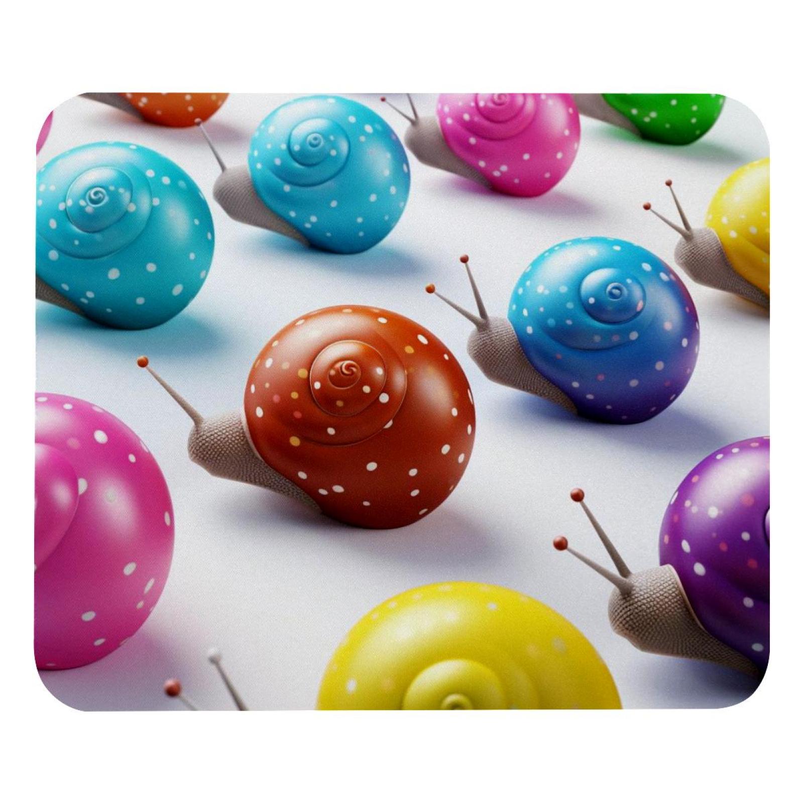 Snail Mouse Pad for Wireless Mouse Home Office Desk Laptop with Rubber ...