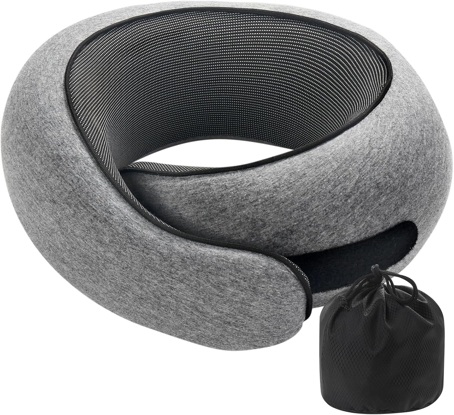 Snail Neck Pillow Memory Foam with MagicStrap – Adjustable Ergonomic ...