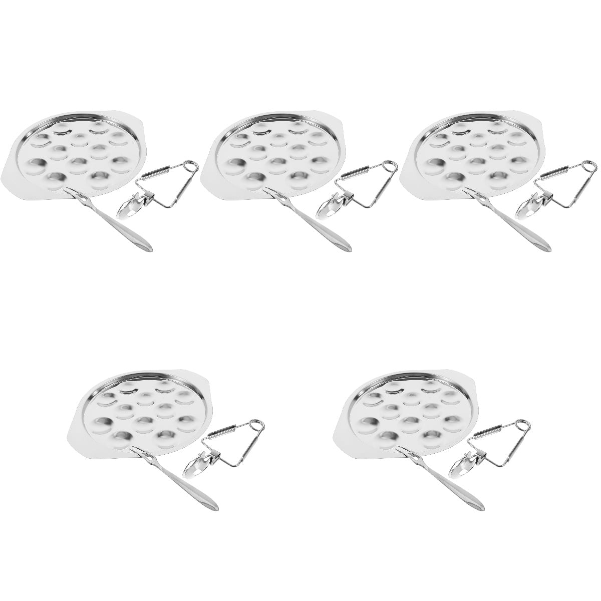 Snail Plate,5 Sets of Snail Plate Serving Plate Stainless Steel ...