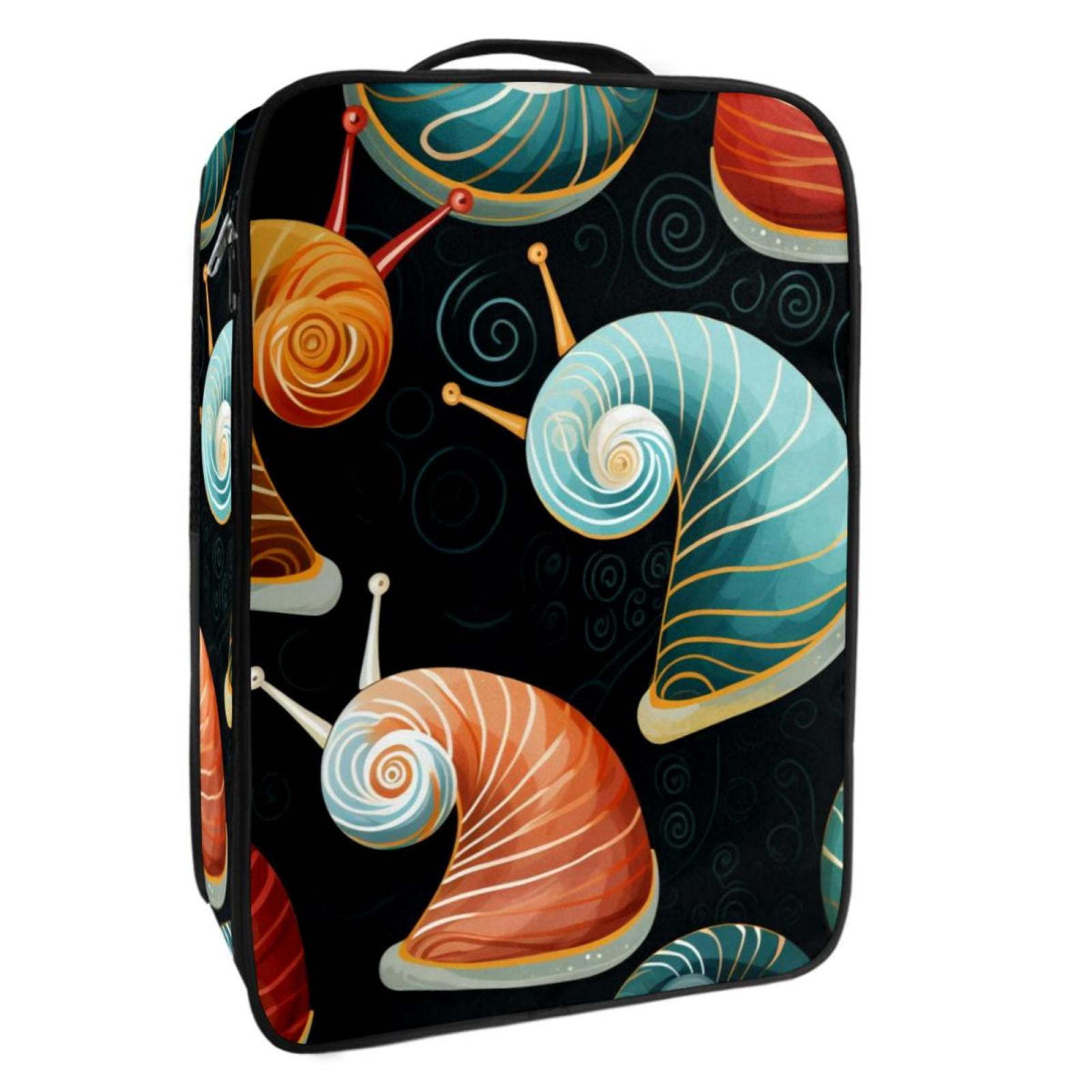 Snail Polyester Shoe Boxes 23x31cm/9x12in - Shoe Storage Organizers for ...