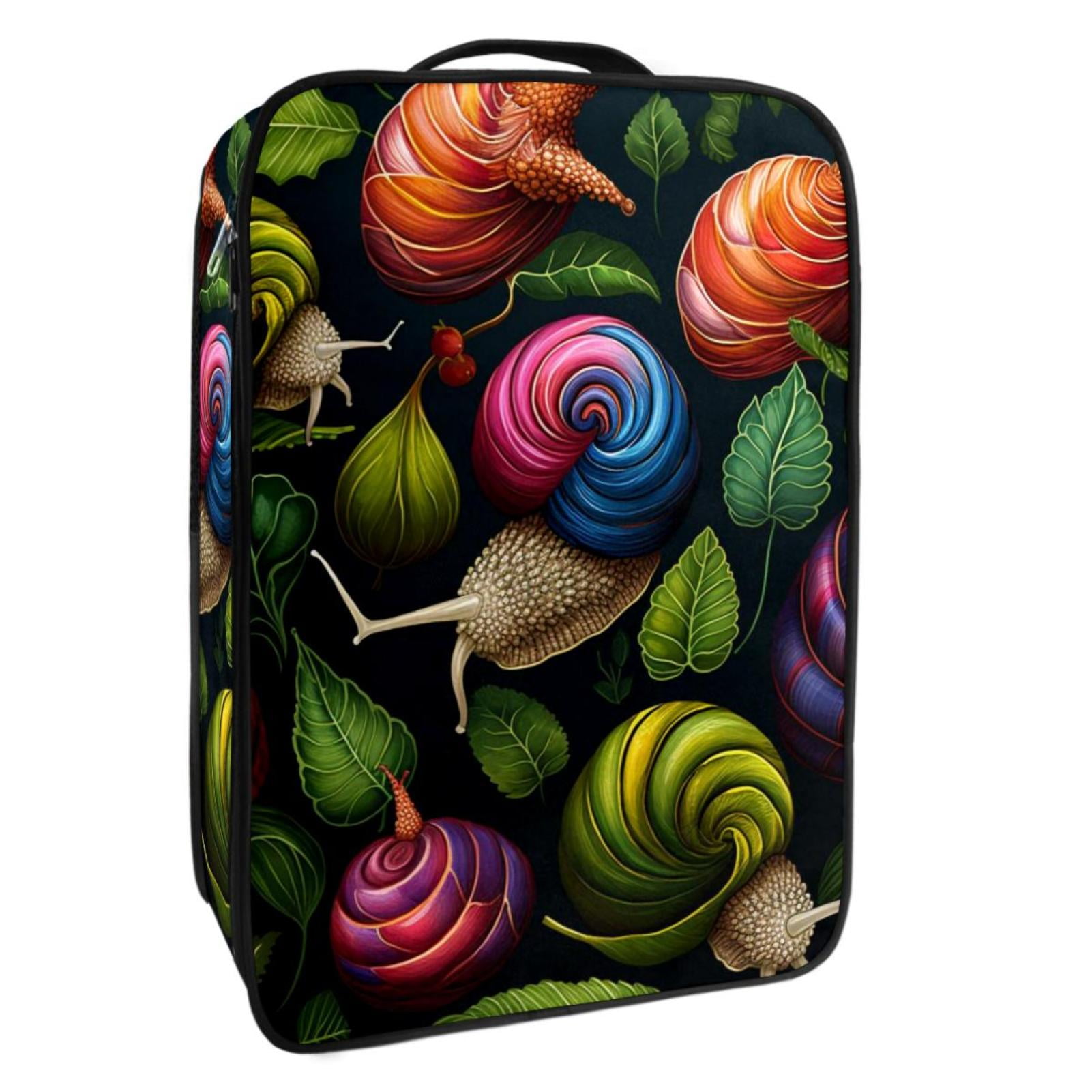 Snail Polyester Shoe Storage Boxes, 23x31cm/9x12in, Stackable Organizer ...