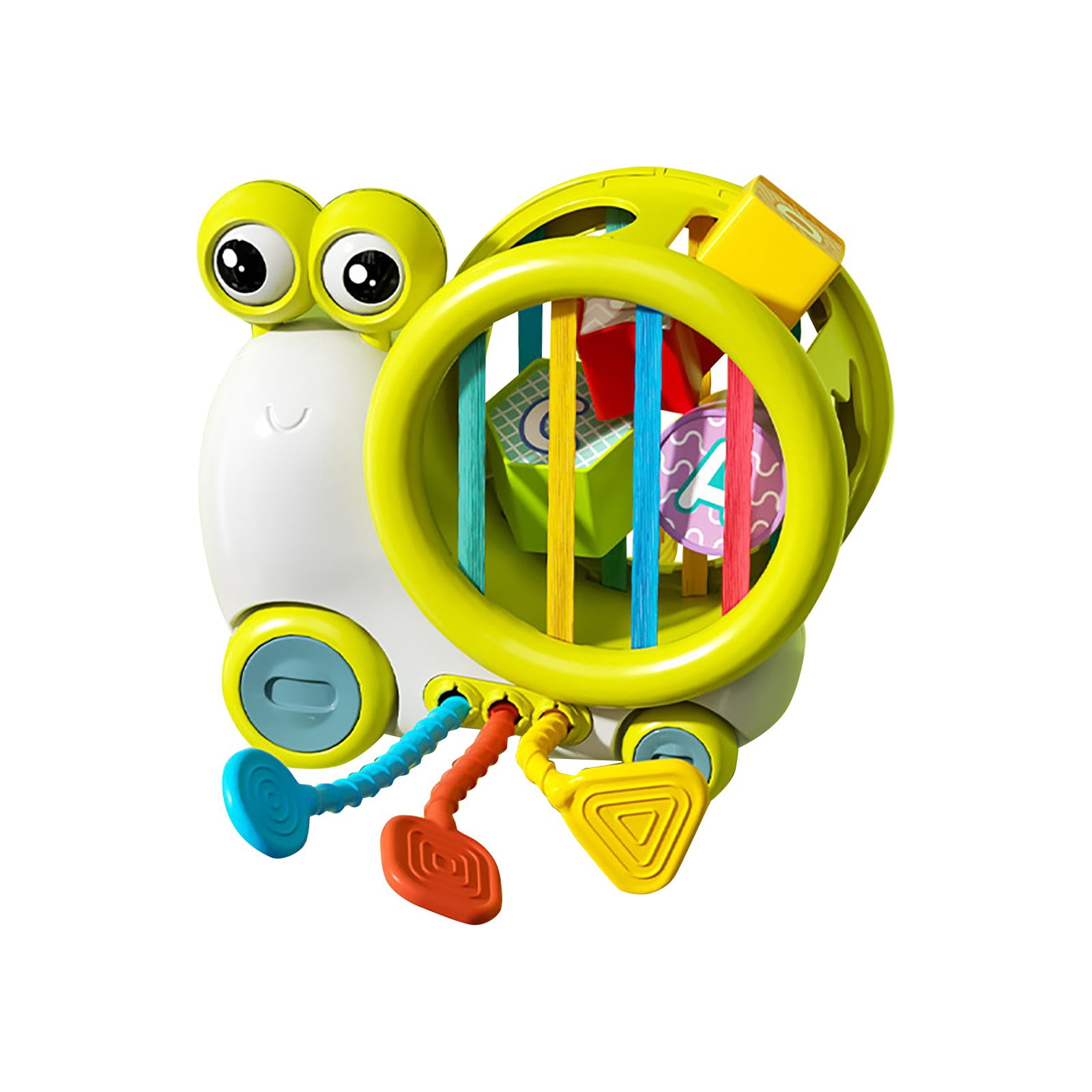Snail Shape Sorter Toy For Toddlers 1-3 - Baby Activity Cube With Fine ...
