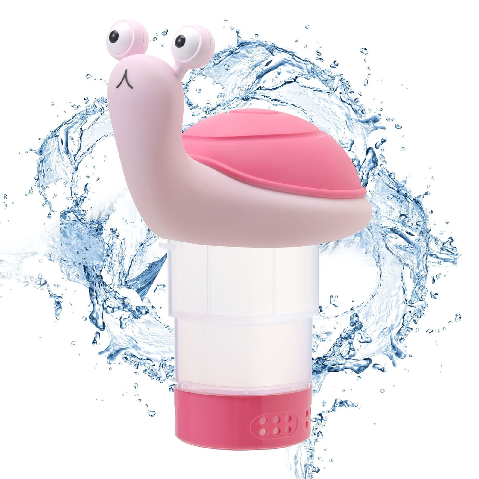 Snail-Shaped Floating Pool Chlorine Dispenser - Adjustable Tablet ...