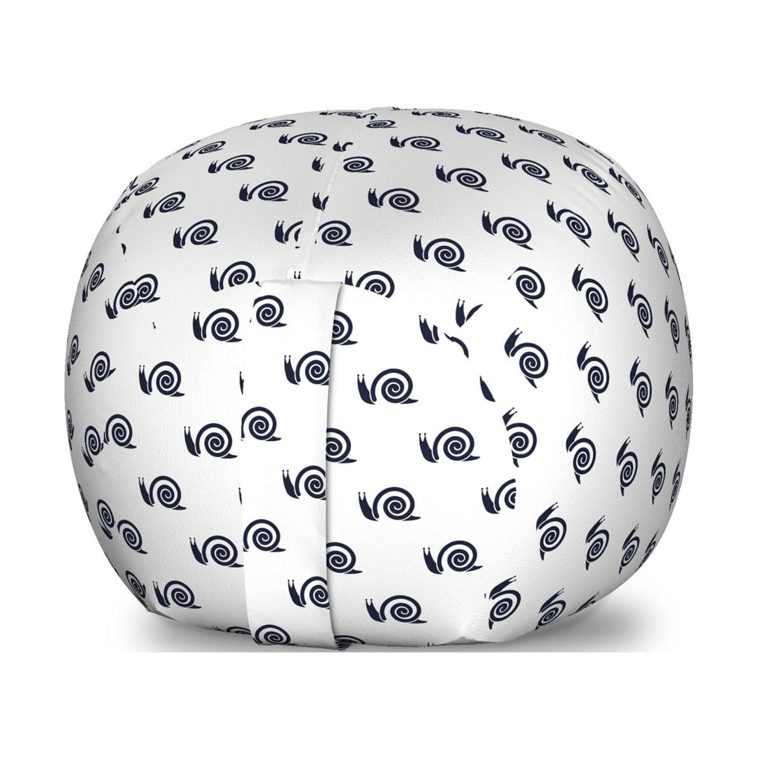 Snail Storage Toy Bag Chair, Monochromatic Multitude Repetitive Shell ...