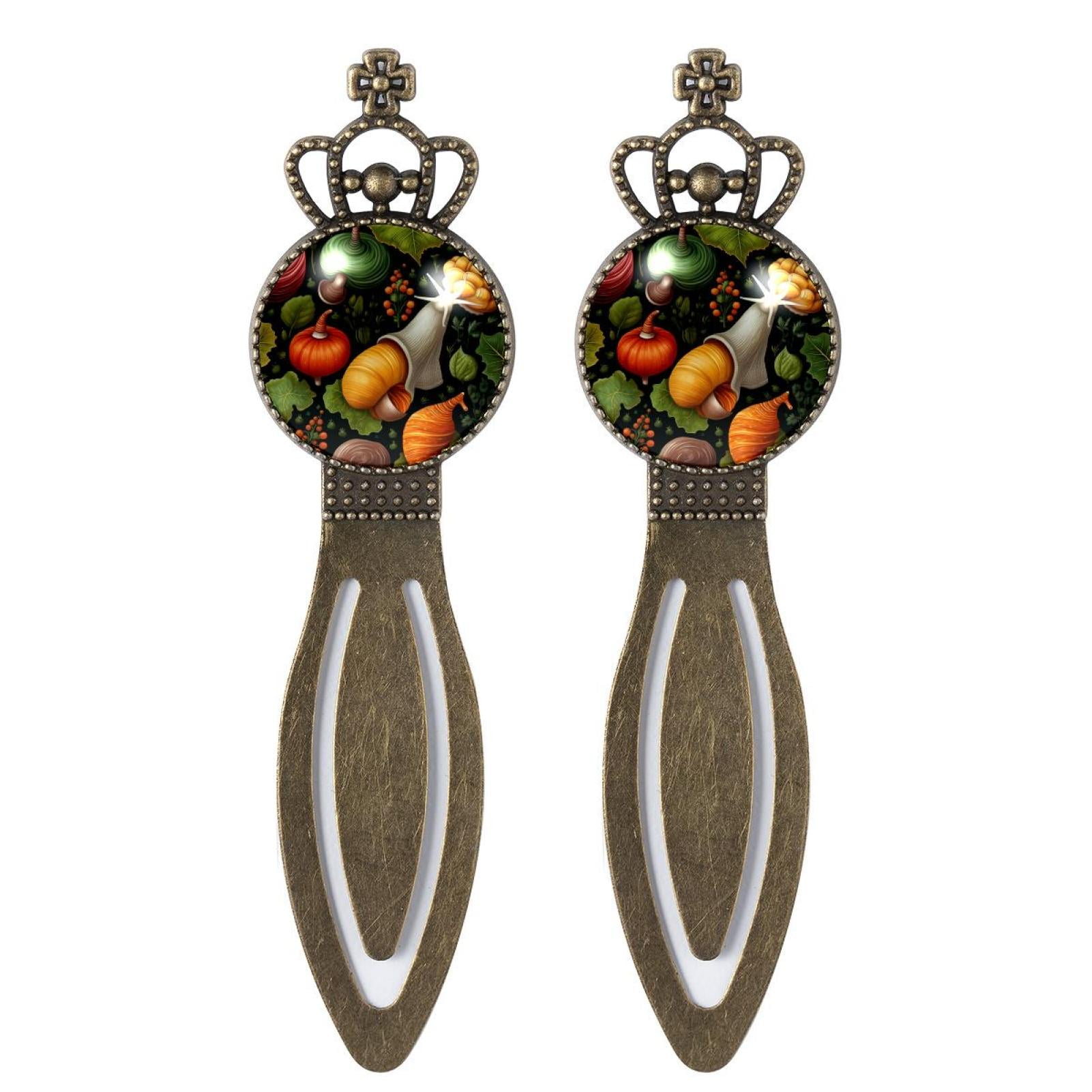 Snail Vintage Copper Crown-Shaped Bookmarks: Stainless Steel Book ...