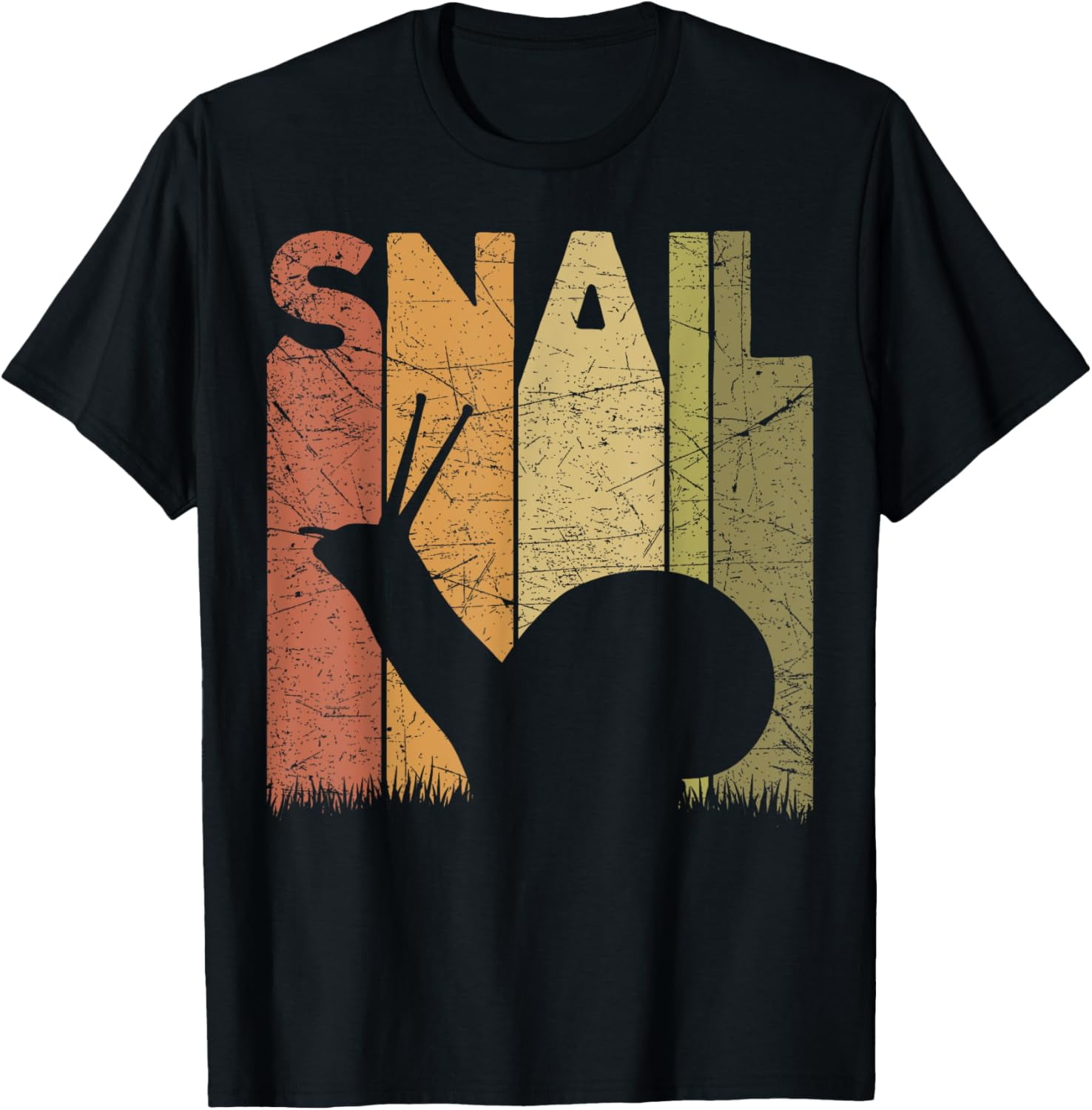 Snail Vintage Malacology Snail Lover Retro Malacologist T-Shirt ...