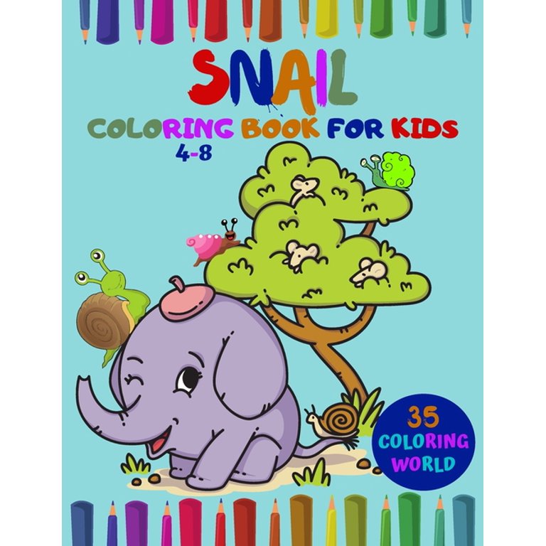 snail coloring book