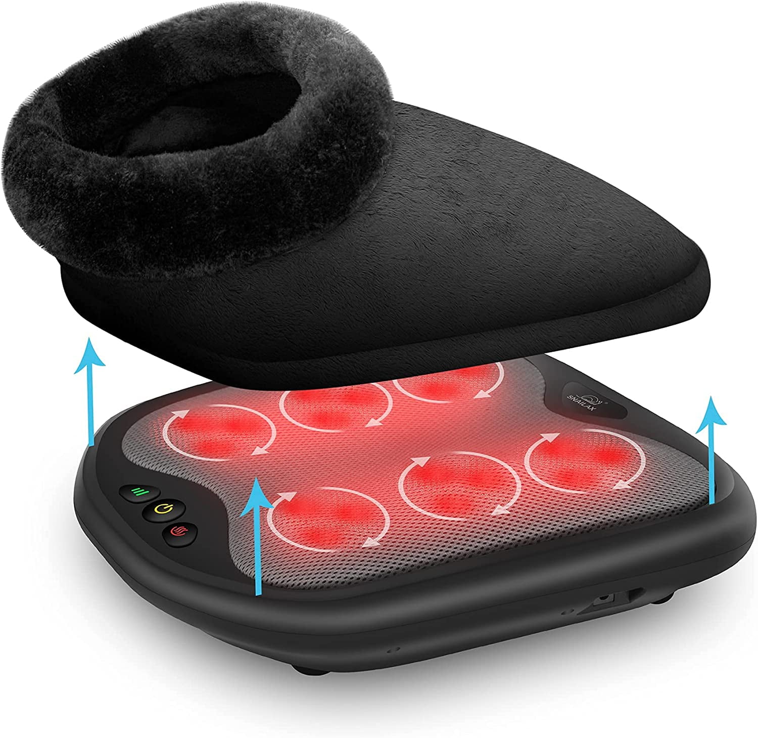 Snailax Foot Massager with Heat, Shiatsu Feet Massager Machine ...