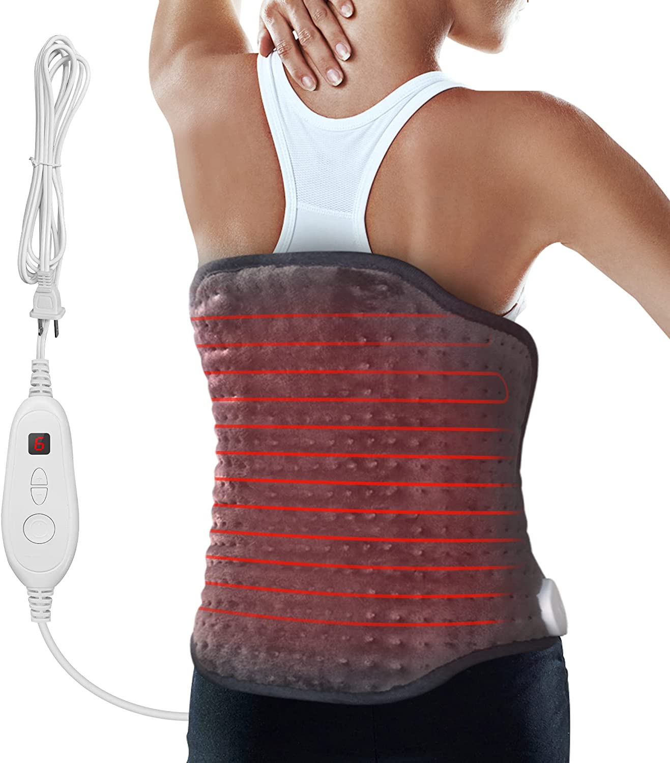 Sunbeam Ultra Soft Vinyl Heating Pad with Straps, 000835-915-001 ...