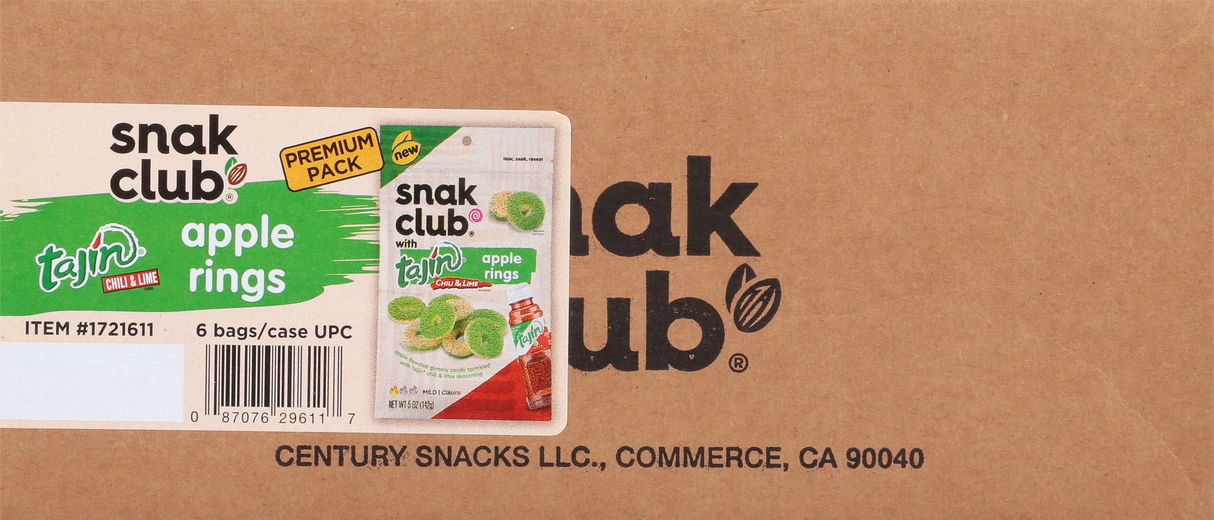 Snak Club Apple Rings with Tajin 5 oz- 6 count - Walmart.com