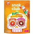 Snak Club Gummy Rings, 1 Oz, Peach & Watermelon, Tajin Chile & Lime ...