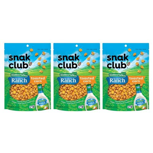 Snak Club Toasted Corn With Hidden Valley Ranch Seasoning, Roasted And ...