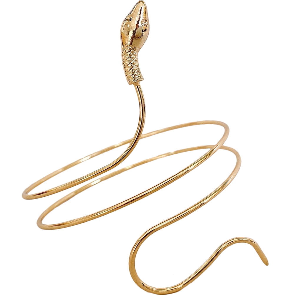 Snake Arm Cuff Statement Pen Charm Bangle Upper Arm Cuff Jewelry for ...