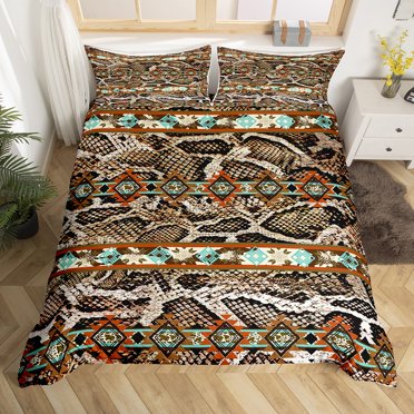 Western Bedding Sets Full Ethnic Tribal Arrow Comforter Cover,Vintage ...