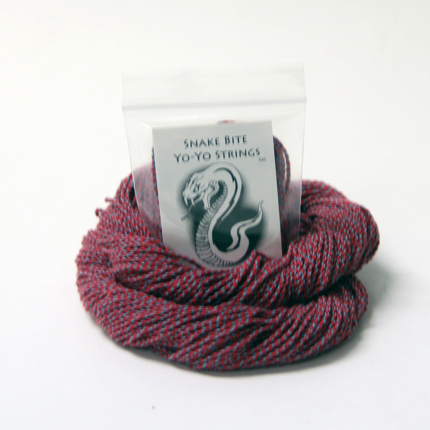 Snake Bite Yo-Yo Strings - 100% Cotton Strings - Blue Blood - 100 PACK ...