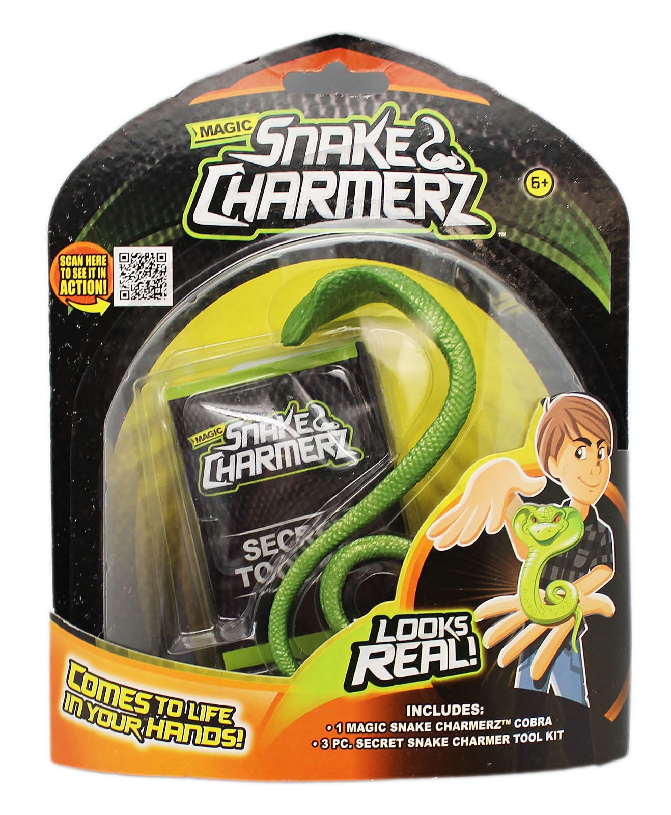 Snake Charmerz Magic Snake Toy (Green) - Walmart.com