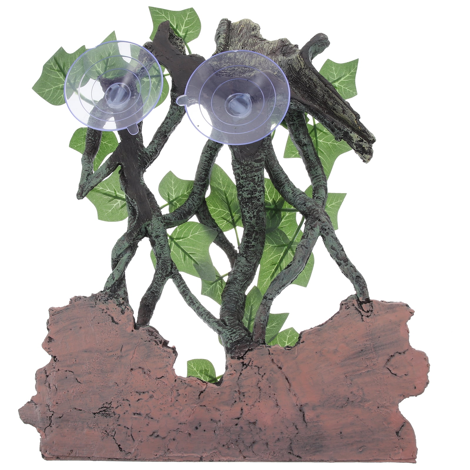 Snake Climbing Branch Reptile Light Resin Horn Tree with Rock Tasteless ...